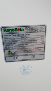 PV-Module - Renesola - JC245M-24/Bb - 245Wp - Poly - Secondsol