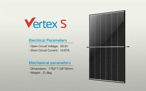 PV-Module - Trina Solar - Vertex S 425W TSM-DE09R.08 Black Frame - 425Wp - Mono - Secondsol