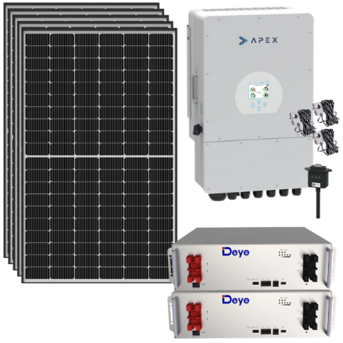 PV-Pakete - Deye/Tongwei - 6 KW Photovoltaik Komplett-Set Module + Wechselrichter + 10 KWh ...