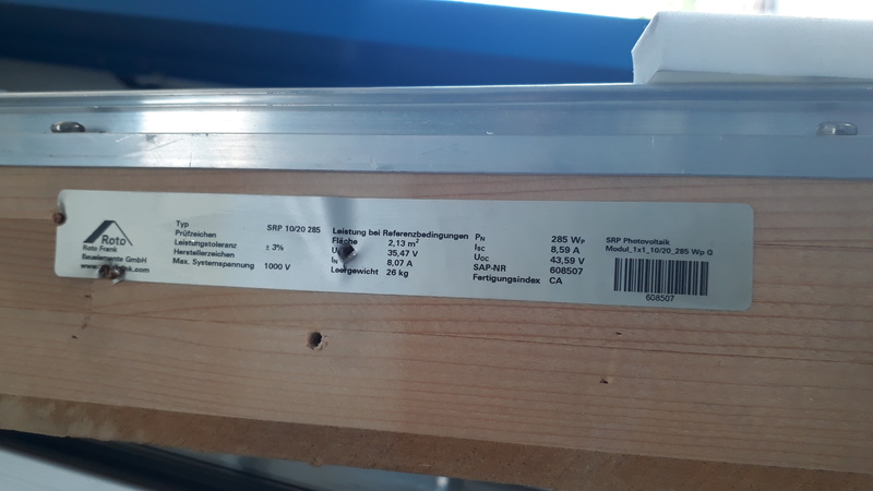 PV-Module - Roto - SRP Rx 10/20 285Wp - 285Wp - Poly - Secondsol