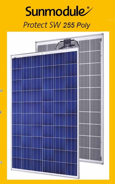 PV-Module - Solarworld - Sunmodule Protect SW255 | 255Wp - 255Wp - Poly ...