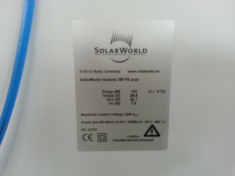 PV-Module - Solarworld - SW 195 Wp Poly - 195Wp - Poly - Secondsol