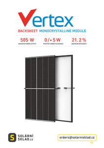 Solar Panel - Trina Solar - Vertex - TSM-DE18M.08(II) - 505 W - 505Wp ...