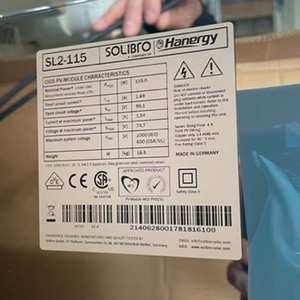 Solar Panel - Solibro - SL2-115 (Generation 1.4+) - 115Wp - CIS / CIGS ...