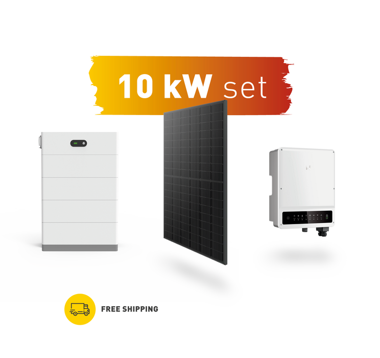 PV Kits - - 10 kW SET - GoodWe, Leapton or Canadian solar, Batterlution ...