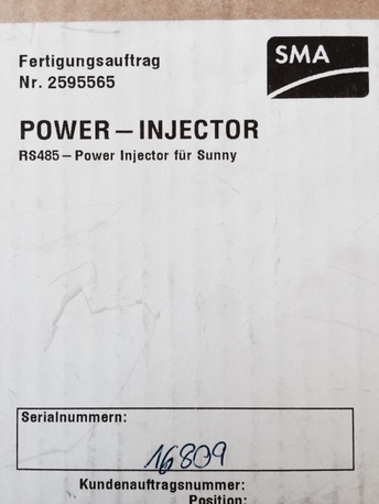 Accessories - SMA - SMA RS485 Power Injector - Closeouts - Secondsol