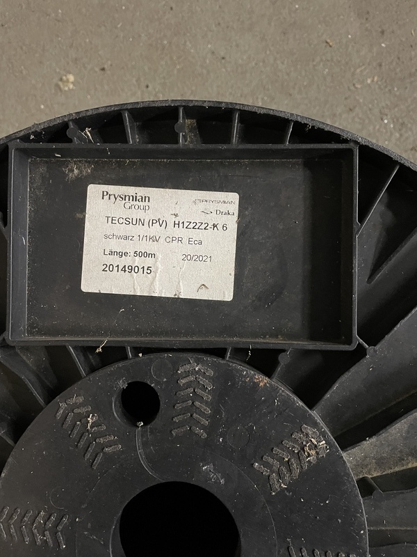 Solar Cables - Prysmian Group - Tecsun PV H1Z2Z2-K6 - Solar Cables ...