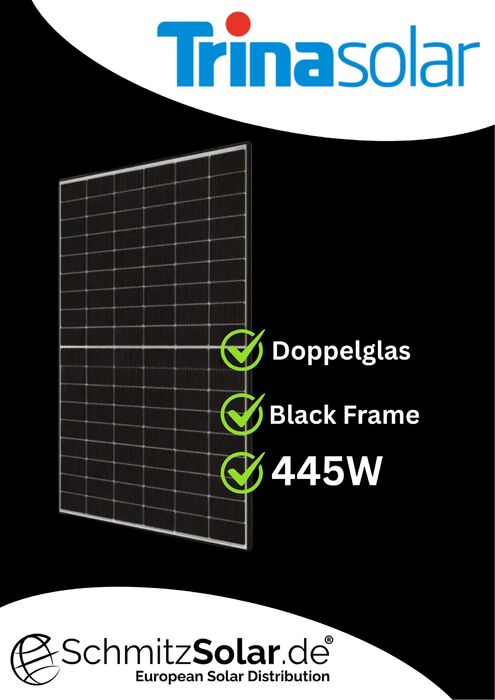 Solar Panel - Trina Solar - TSM-445NEG9R.28 - 445Wp - Mono - Secondsol