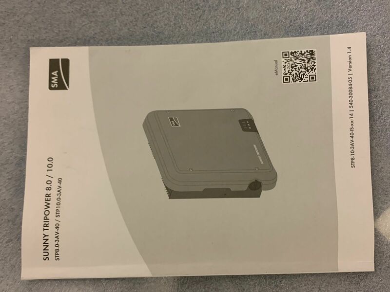 Inverter - SMA - STP8.0-3AV-40 - String - Secondsol