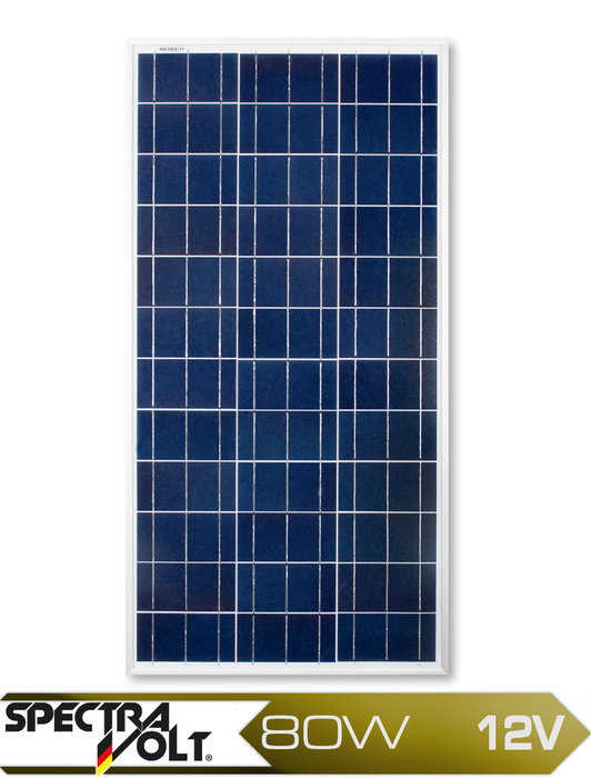 Solar Panel - SpectraVolt - 80 Watt Solarmodul Polykristallin - 80Wp ...