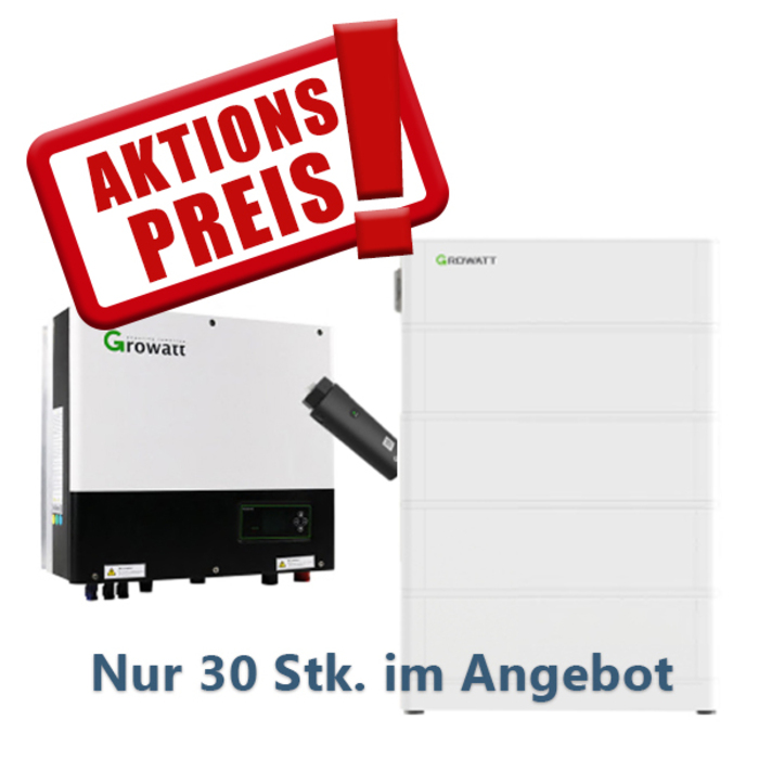 PV Kits - Growatt - Growatt Komplettset - SPH 10000 TL3 BH-UP 10kW Hybridwechselrichter 3-phasig ...