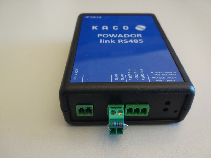 Accessories - KACO new energy - Powador link RS485 - Monitoring ...