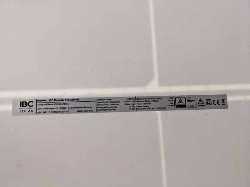 Solar Panel - IBC Solar - IBC MonoSol 410 GS10-HC - 410Wp - Mono ...