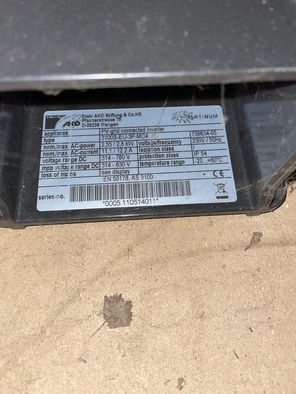 Inverter - Diehl - 3100s - Central - Secondsol