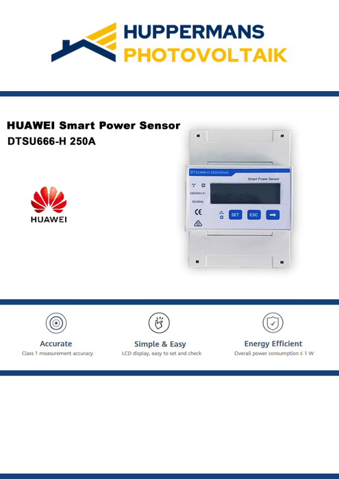 Accessories - Huawei - Smart Power Sensor DTSU666-H - Overvoltage ...