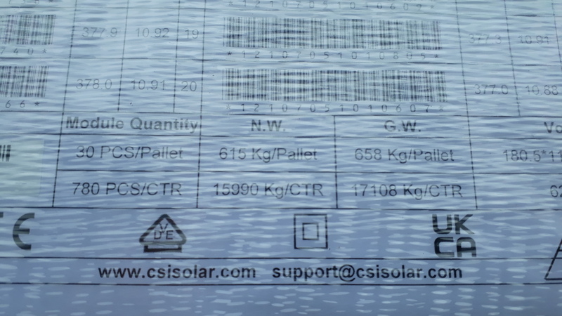 Solar Panel - Canadian Solar - CS3L-375MS HiKu BFR 375Wp - 375Wp - Mono ...