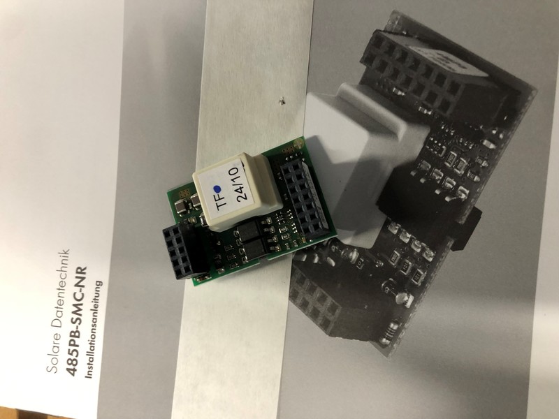 Accessories - SMA - SMA RS485 Piggy-Back Set SunnyBoy 485PB-NR ...