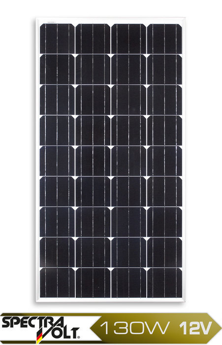 Solar Panel - SpectraVolt - 130 Watt Solarmodul Monokristallin - NEU ...