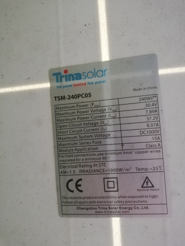 Solar Panel - Trina Solar - Trina TSM-PC05 240 - 240Wp - Poly - Secondsol