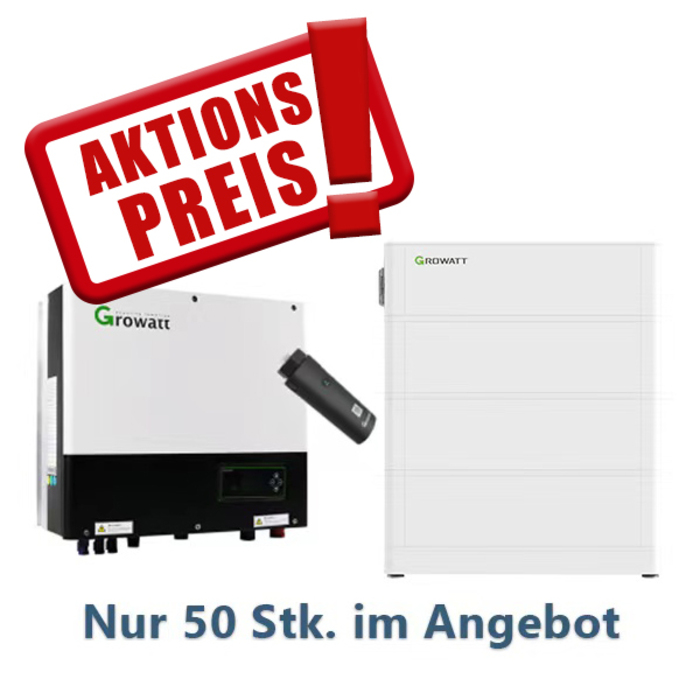 PV Kits - Growat - Growatt SPH 10000 TL3 BH-UP 10kW Hybridwechselrichter 3-phasig & ARK 7.6H ...