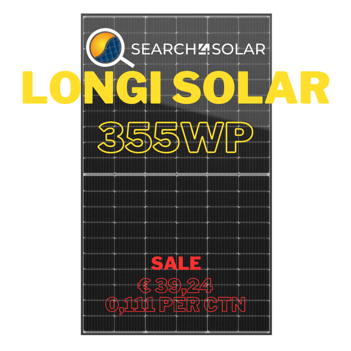 Moduli FV - LONGI Solar - LR4-60 HPB 355 M - 355Wp - Mono - Secondsol