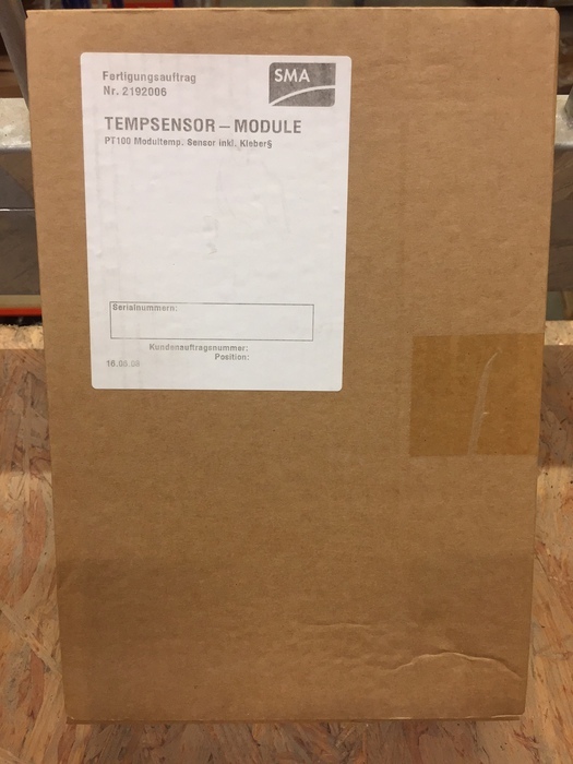 Accessoires - SMA - Tempsensor-Module PT100 - Monitoring Diversen ...